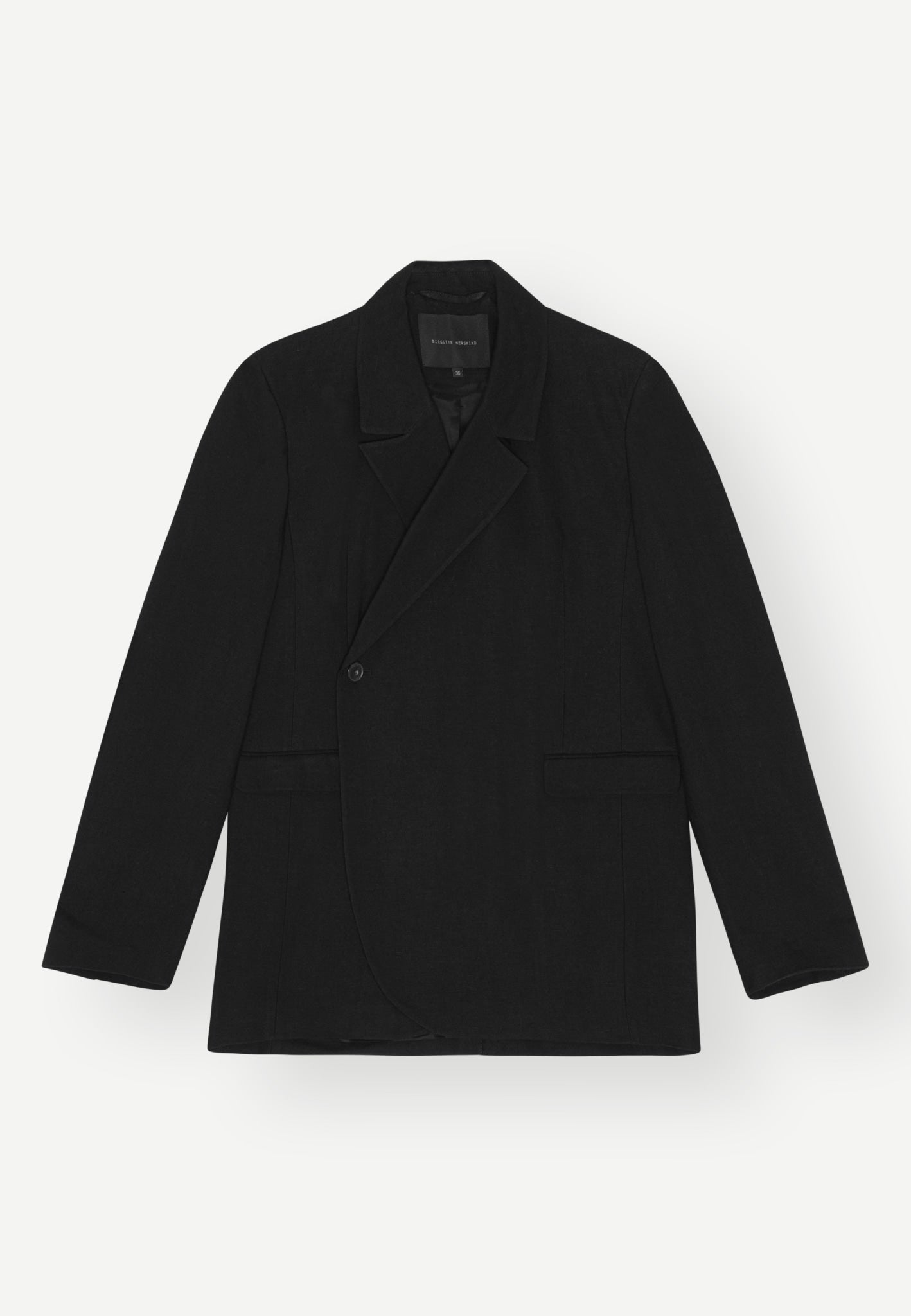 Lilith Linen Blazer - Black – Herskind Official