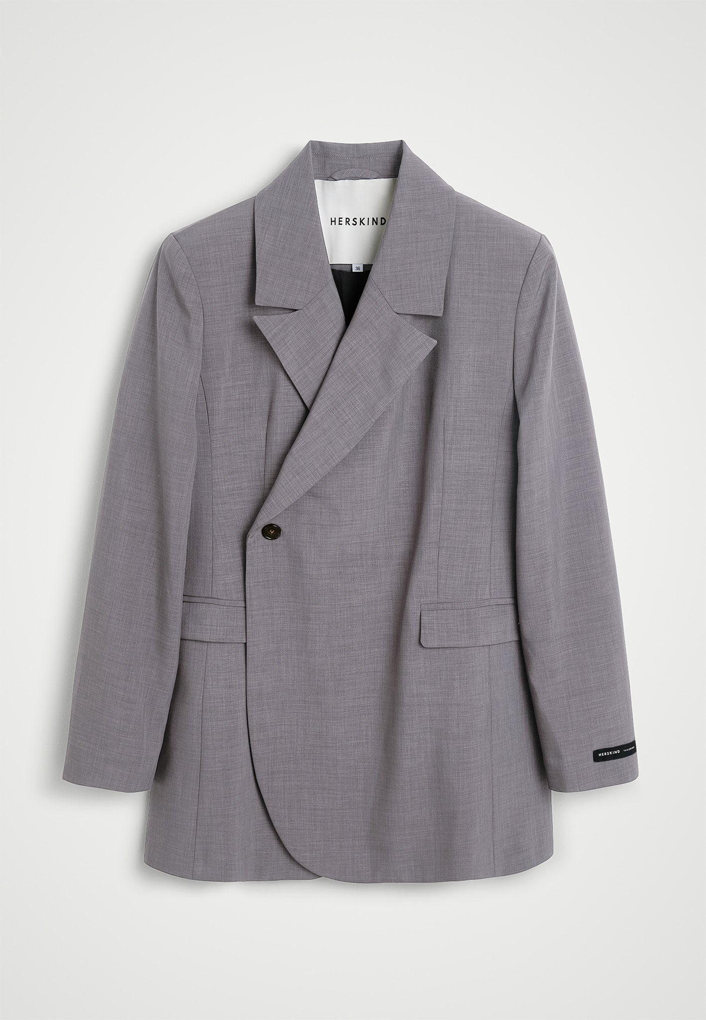 Lilith Blazer - Light Grey – Herskind Official