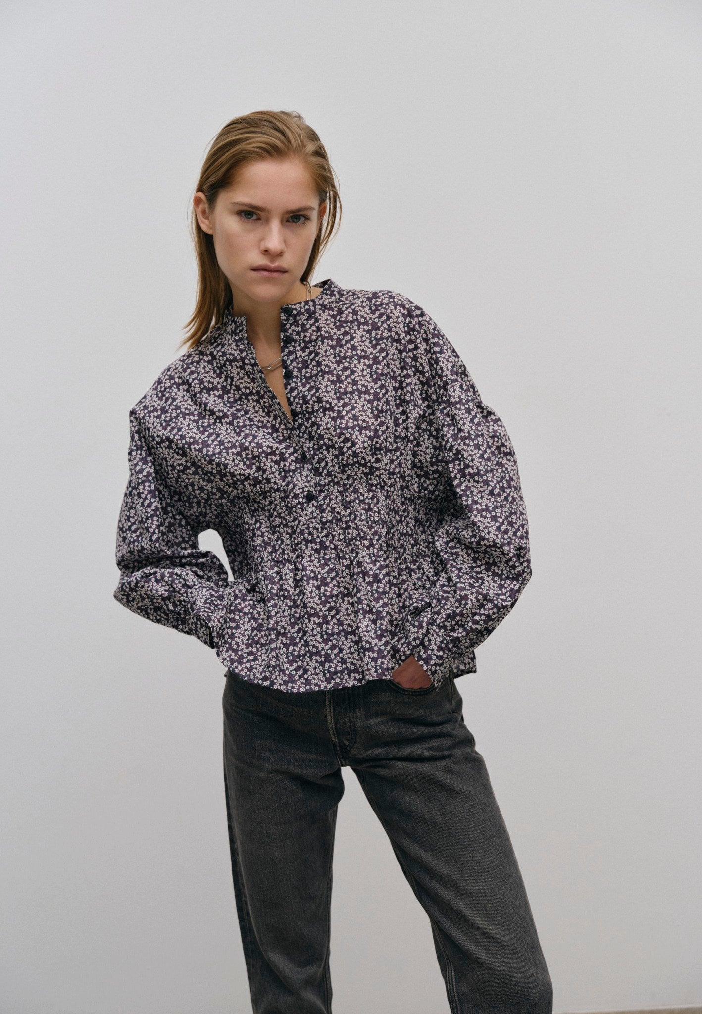 Chloe Liberty Blouse - Dark Liberty – Herskind Official