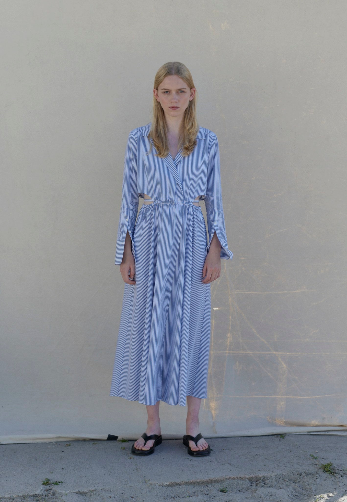 David Dress - Blue stripe – Herskind Official