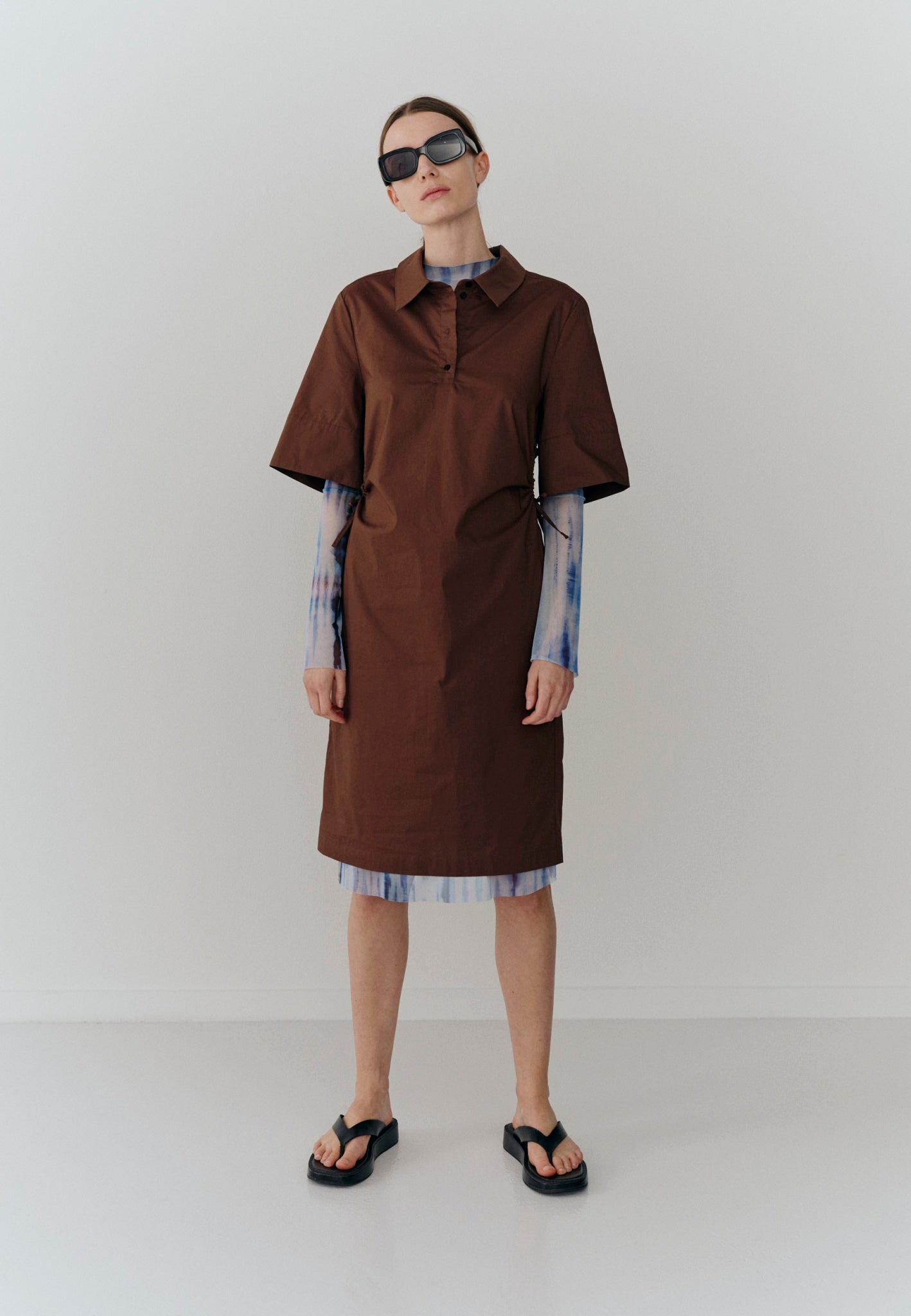 Naja Shirt Dress - Brown – Herskind Official